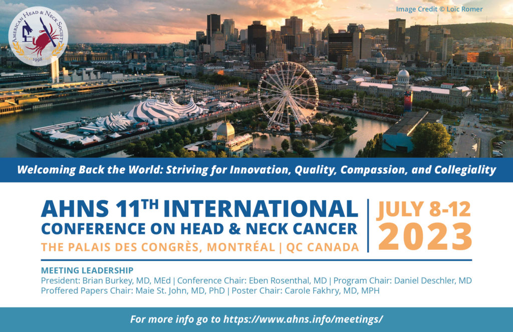 AHNS Meetings and Events - American Head & Neck Society